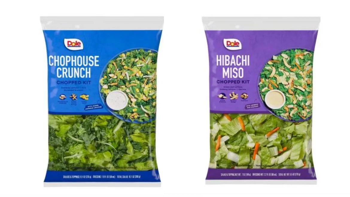 Dole Debuts 5 New Chopped Salad Kits, New Package Design | Refrigerated ...