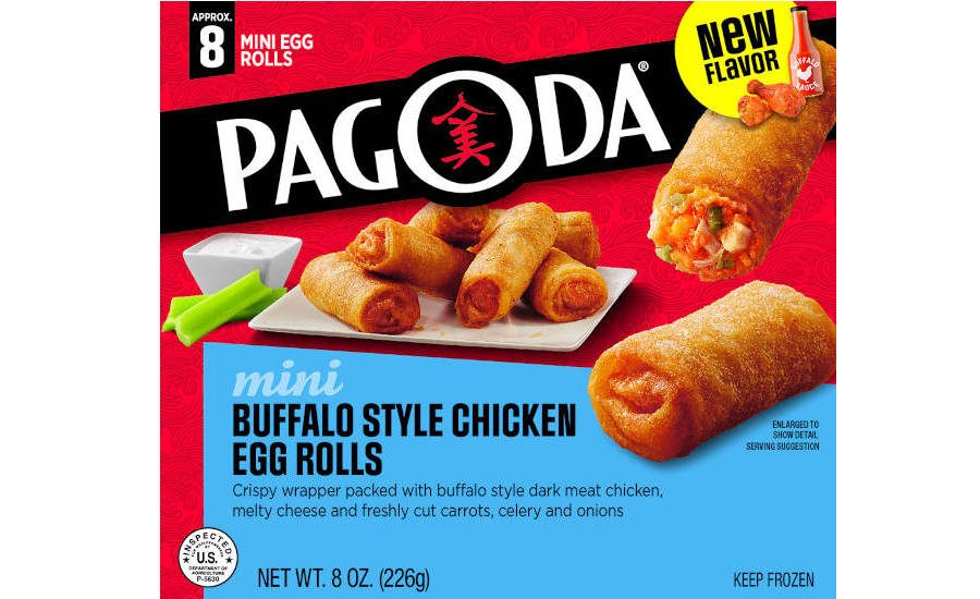 Pagoda Mini Buffalo Style Chicken Egg Rolls | Refrigerated & Frozen Foods