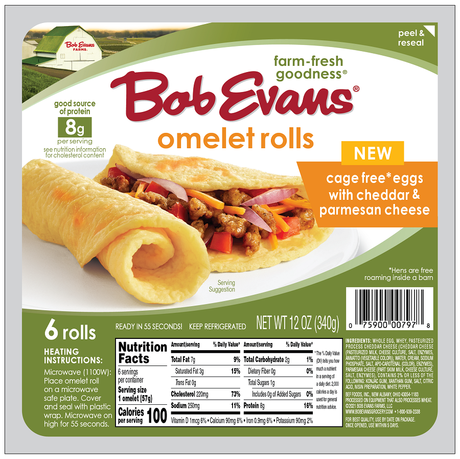 Bob Evans Introduces Refrigerated Omelet Rolls and Egg Bites | 2021-06 ...
